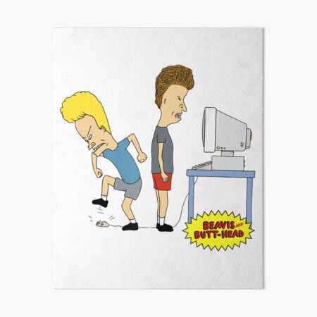 "Beavis and Butthead / Profile Portraits / Beavis and Butt-head" Art ...