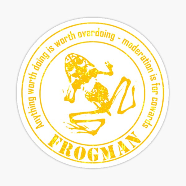 Logo Del Frogman Della Navy Seal Navy Seals Frogman Stickers For Sale