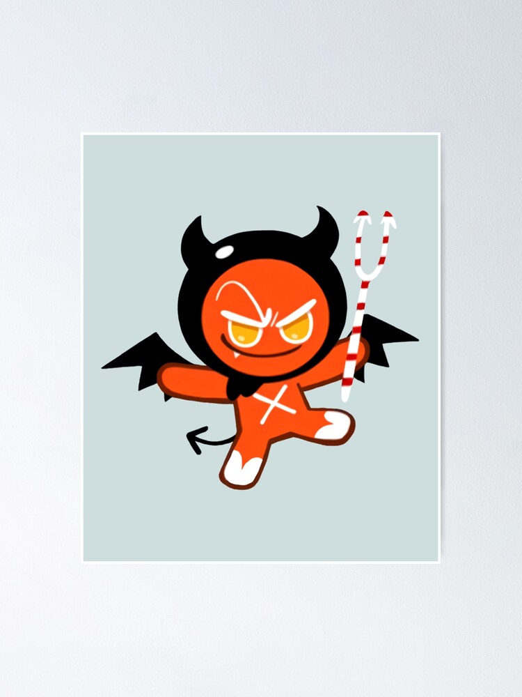 "Devil Cookie! Cookie Run Kingdom Premium " Poster by funnyzoey | Redbubble
