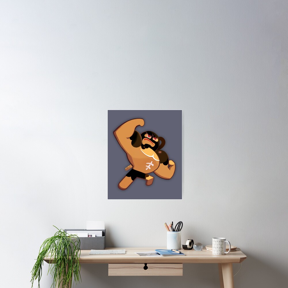 "Muscle Cookie! Cookie Run Kingdom" Poster for Sale by funnyzoey ...