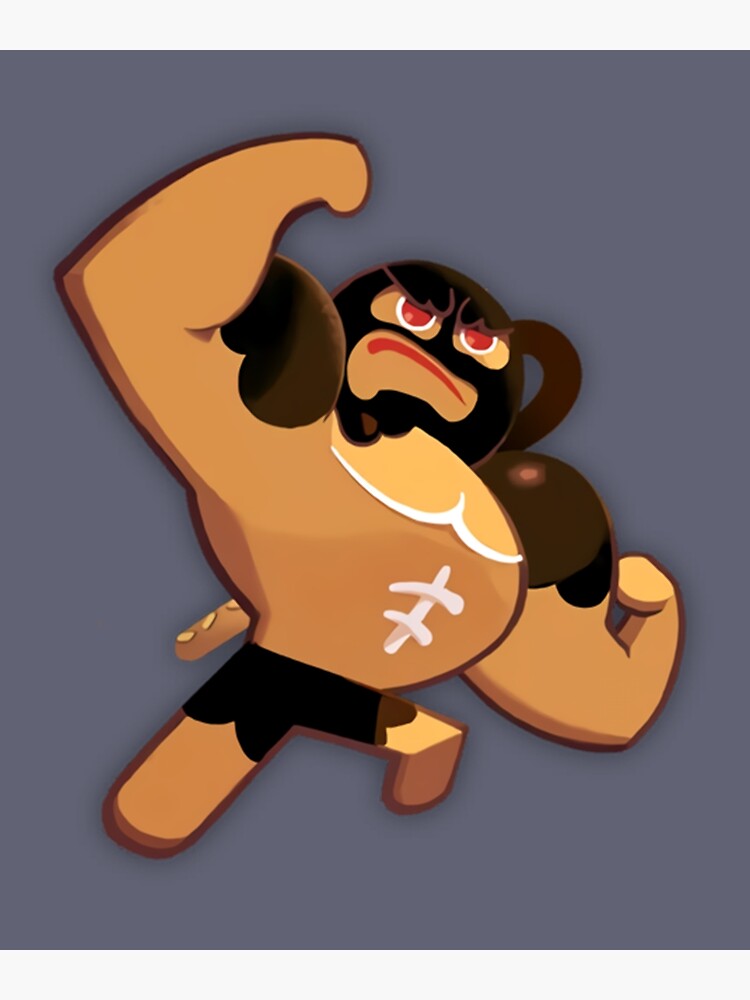"Muscle Cookie! Cookie Run Kingdom" Poster for Sale by funnyzoey ...