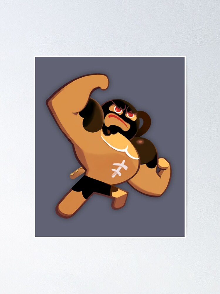 "Muscle Cookie! Cookie Run Kingdom" Poster for Sale by funnyzoey ...