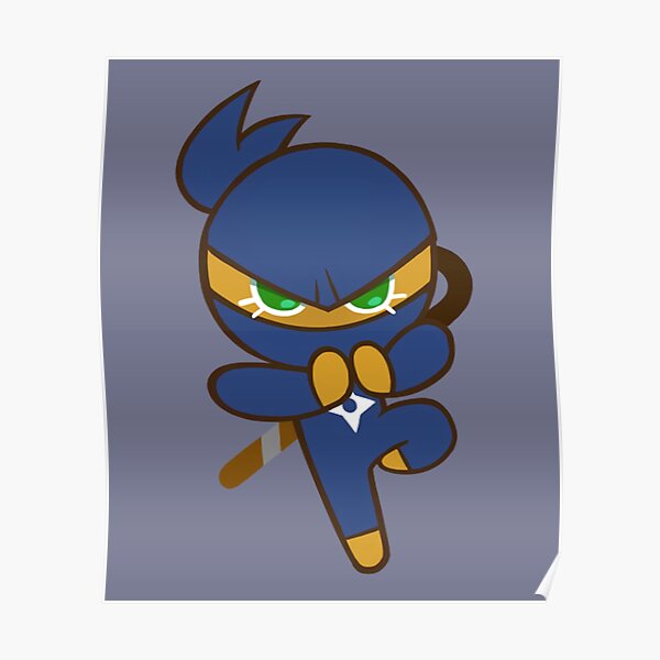 "Ninja Cookie! Cookie Run Kingdom" Poster for Sale by funnyzoey | Redbubble