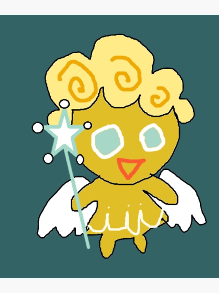 "ms paint cookie run angel cookie" Poster for Sale by funnyzoey | Redbubble