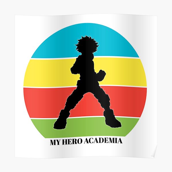 "My Hero Academia anime logo " Poster for Sale by moctopikshop | Redbubble