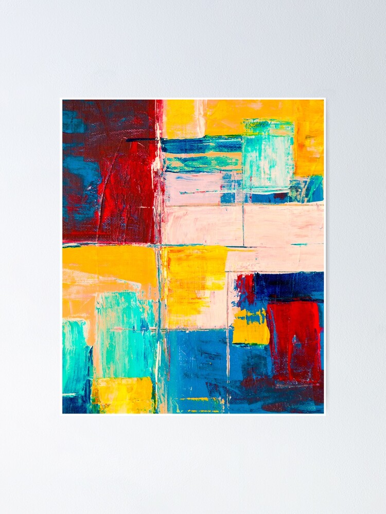 "Abstract Oil Paint Colour And Texture Element Of Art" Poster for Sale ...