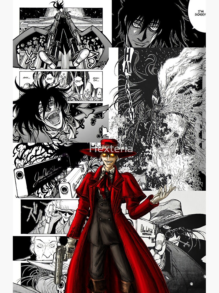 "Alucard" Sticker by Hexteria | Redbubble