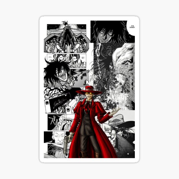 "Alucard" Sticker by Hexteria | Redbubble