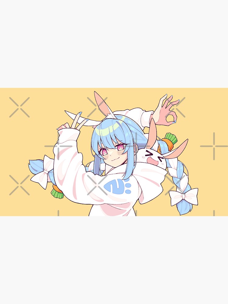 "Usada Pekora" Sticker by PabloPatterns | Redbubble