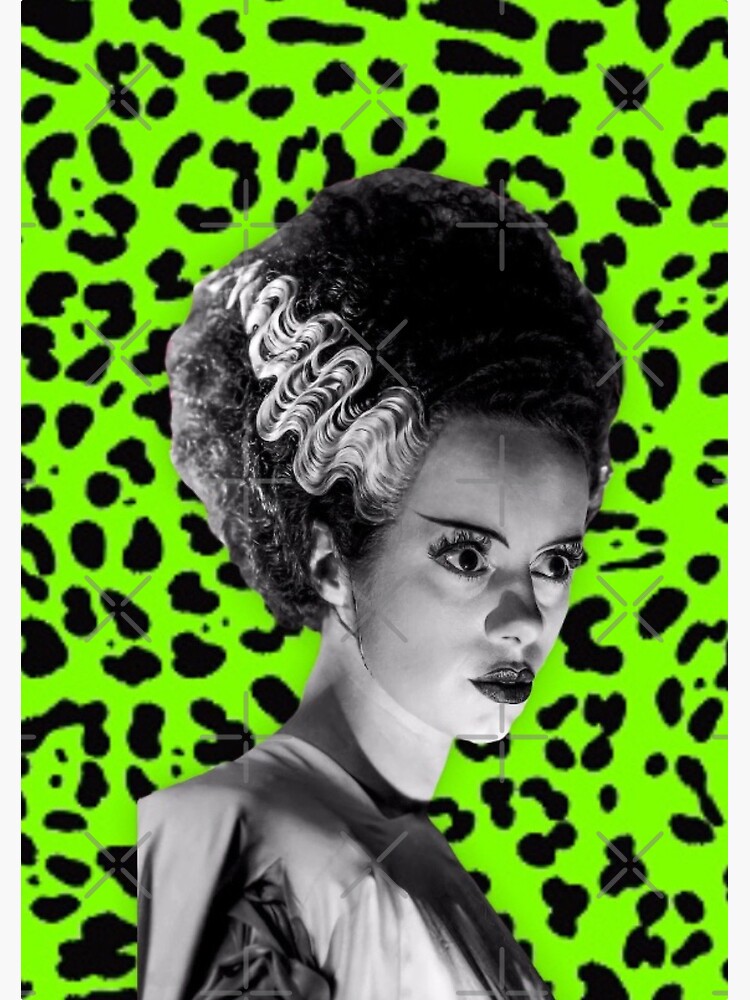 "Bride of Frankenstein punk leopard " Poster for Sale by StrangeDollz ...