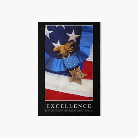 "Excellence: Inspirational Quote and Motivational Poster" Art Board ...
