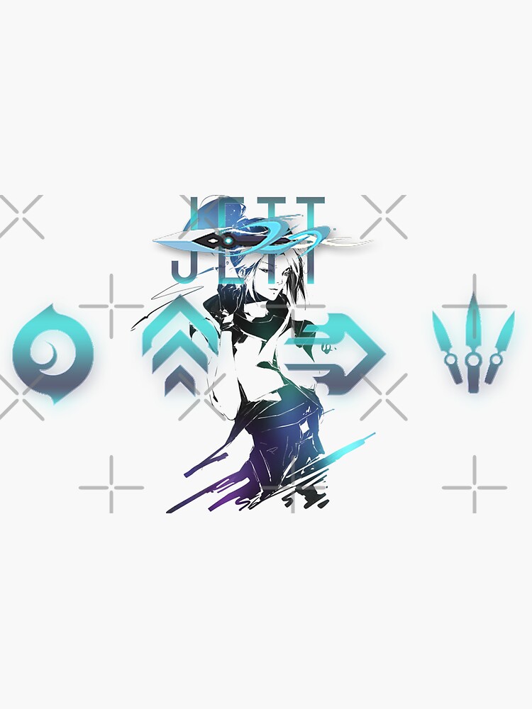 "Valo Jett Character Skill" Sticker for Sale by TLCarbonn | Redbubble