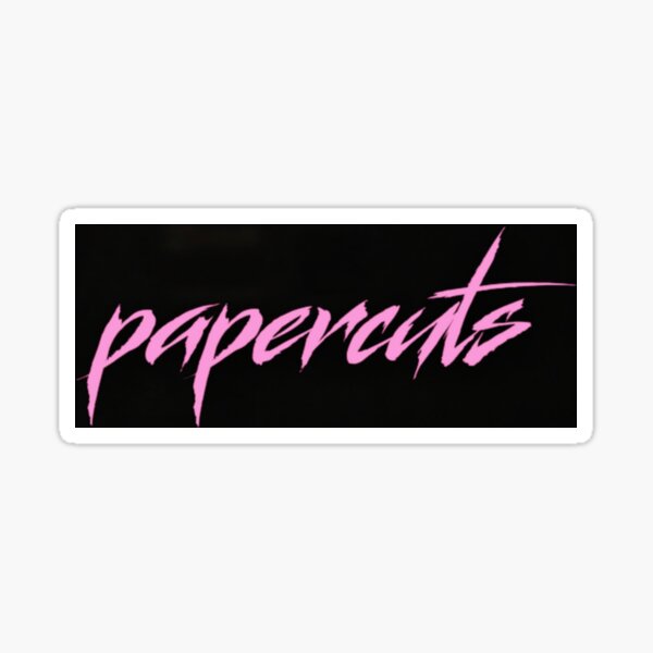 "Machine Gun Kelly sticker - papercuts " Sticker for Sale by alienspink ...