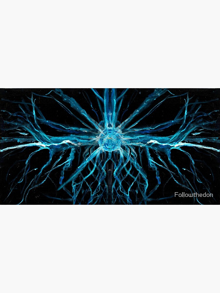 "Tesla coil blue plasma globe unlimited power source" Poster for Sale ...