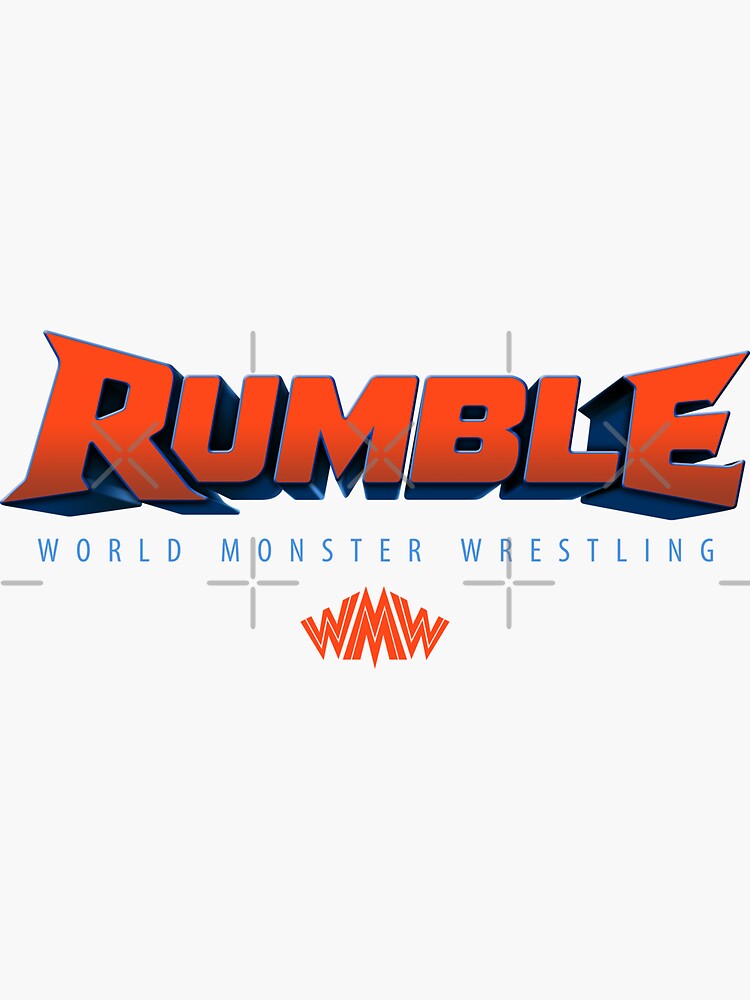 "WMW Rumble 3D" Sticker for Sale by HexOne | Redbubble