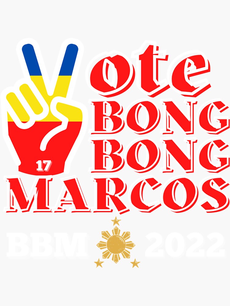 "BBM for President (Bongbong Marcos) " Sticker for Sale by ...