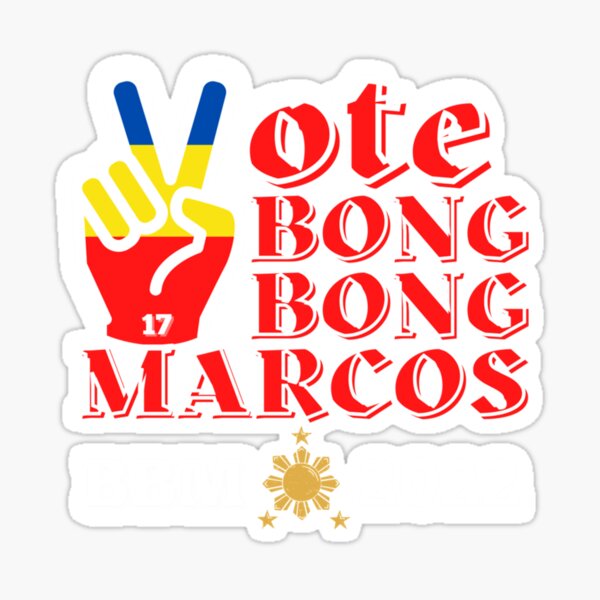 "BBM for President (Bongbong Marcos) " Sticker for Sale by ...