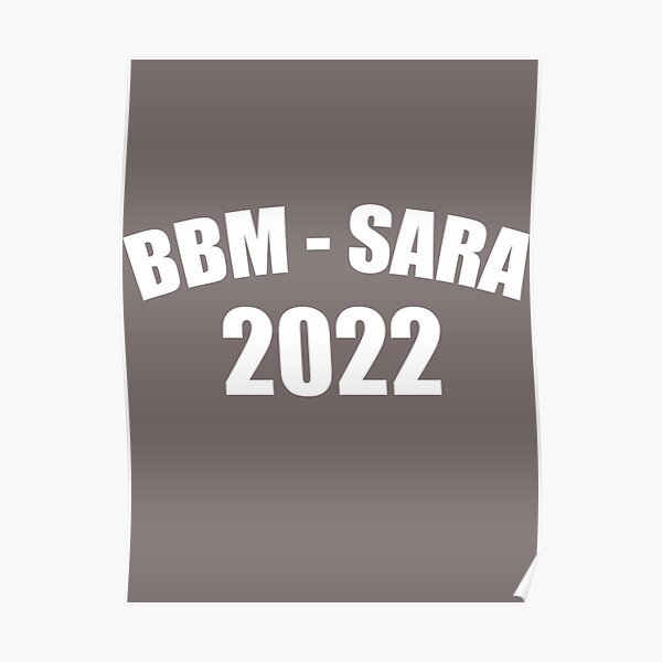 "BBM SARA 2022 Bong Bong Marcos Fillippines Flag - Sara Duterte ...