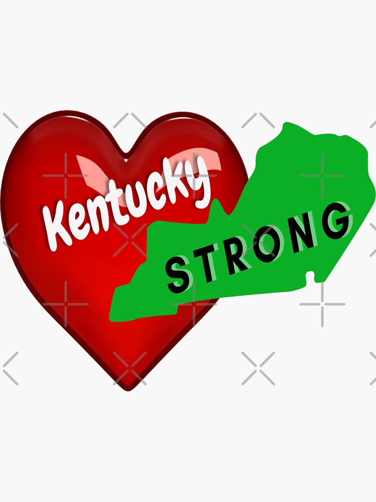 "Kentucky strong" Sticker for Sale by Designspot2020 | Redbubble