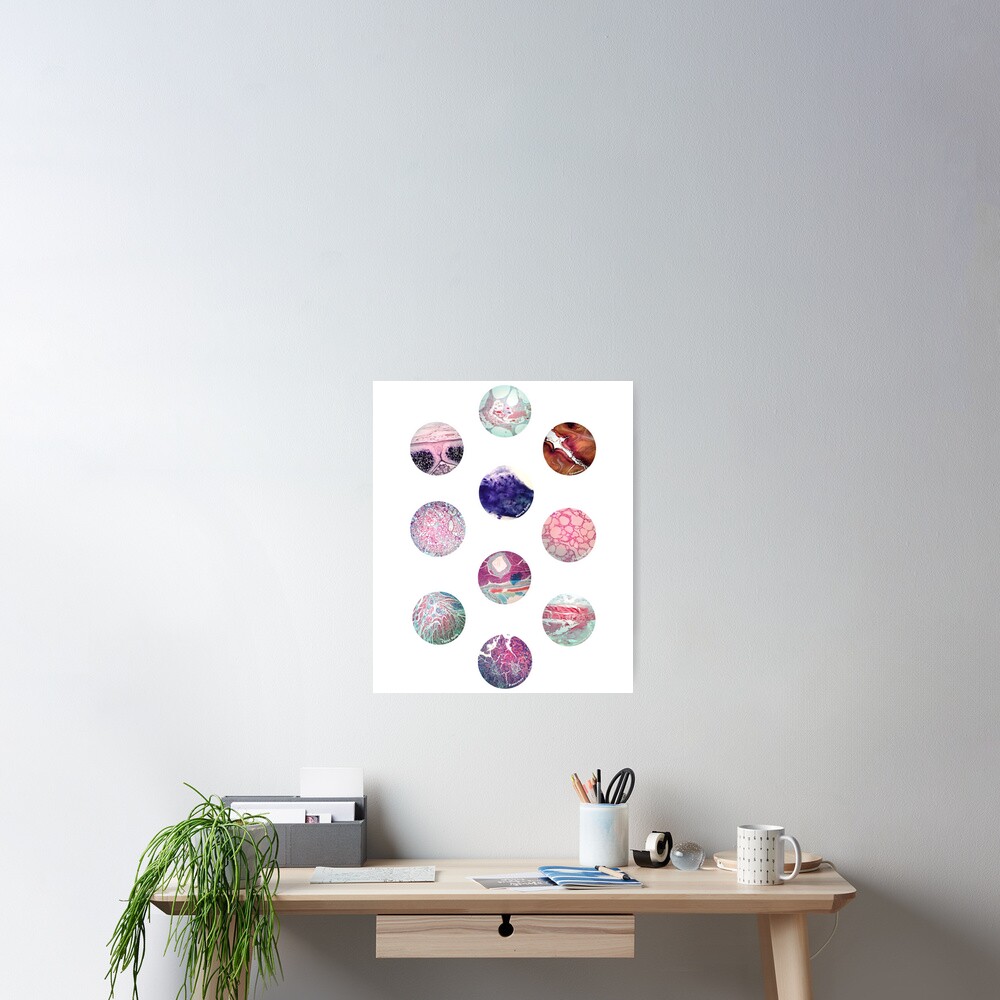 "Histology Slides " Poster for Sale by galvosaur | Redbubble