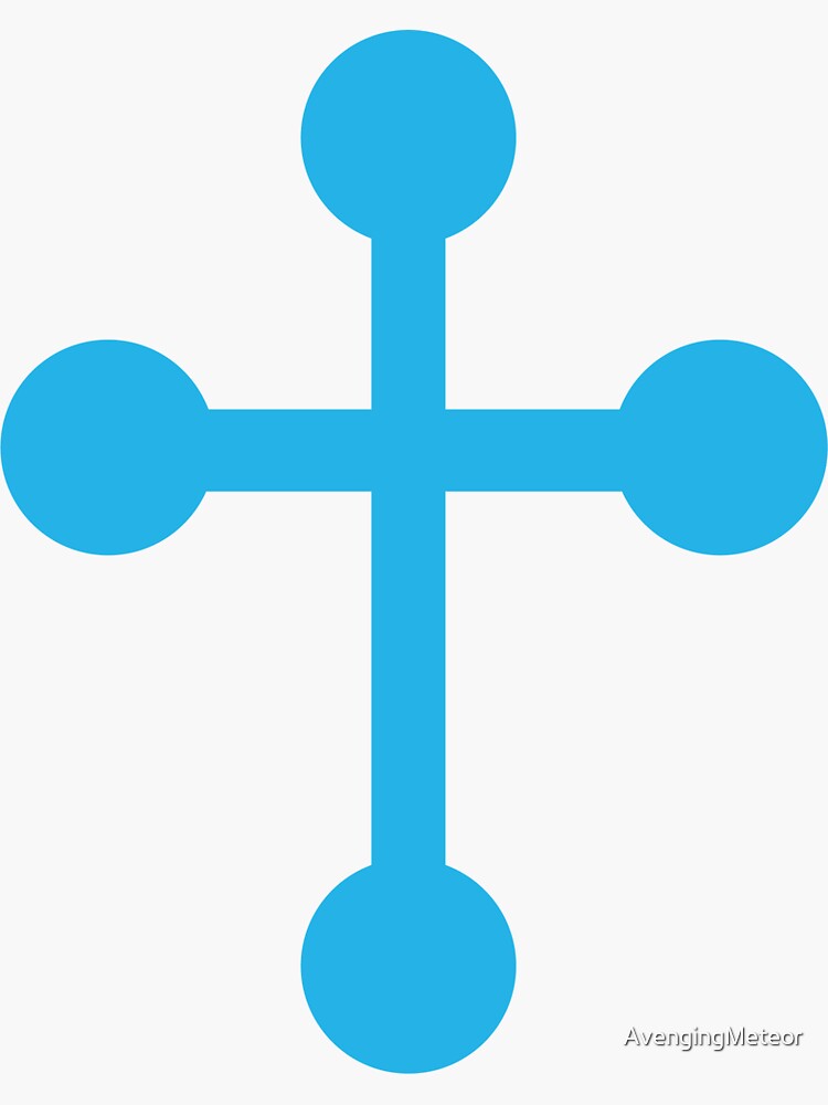 "Map Symbol – Cathedral or Abbey" Sticker for Sale by AvengingMeteor ...