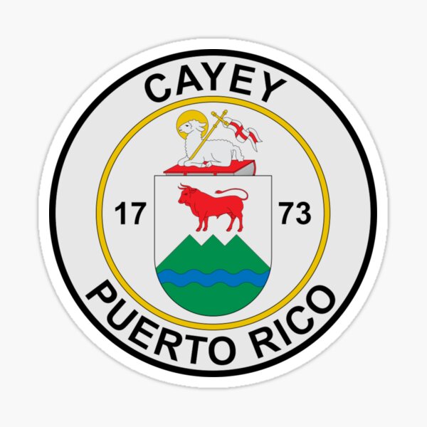 "Seal of Cayey, Puerto Rico" Sticker for Sale by Shav | Redbubble