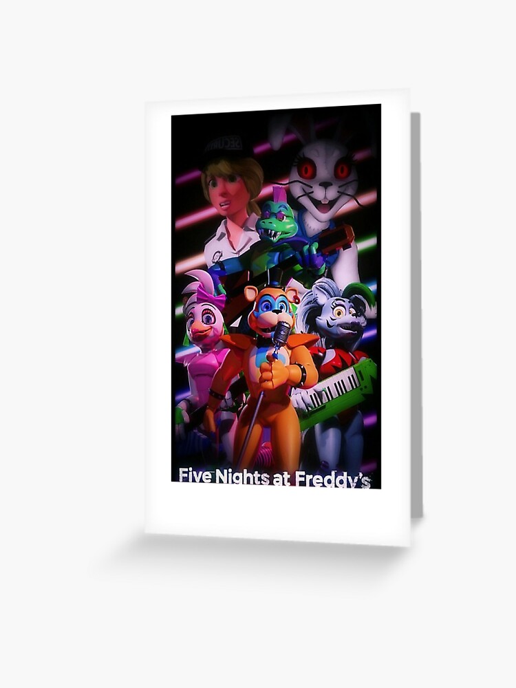 Paper Greeting Cards FNAF Security Breach Birthday Cards ! etna.com.pe