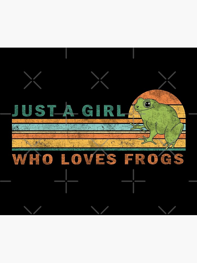 Just A Girl Who Loves Frogs Premium Matte Vertical Poster sold by ...