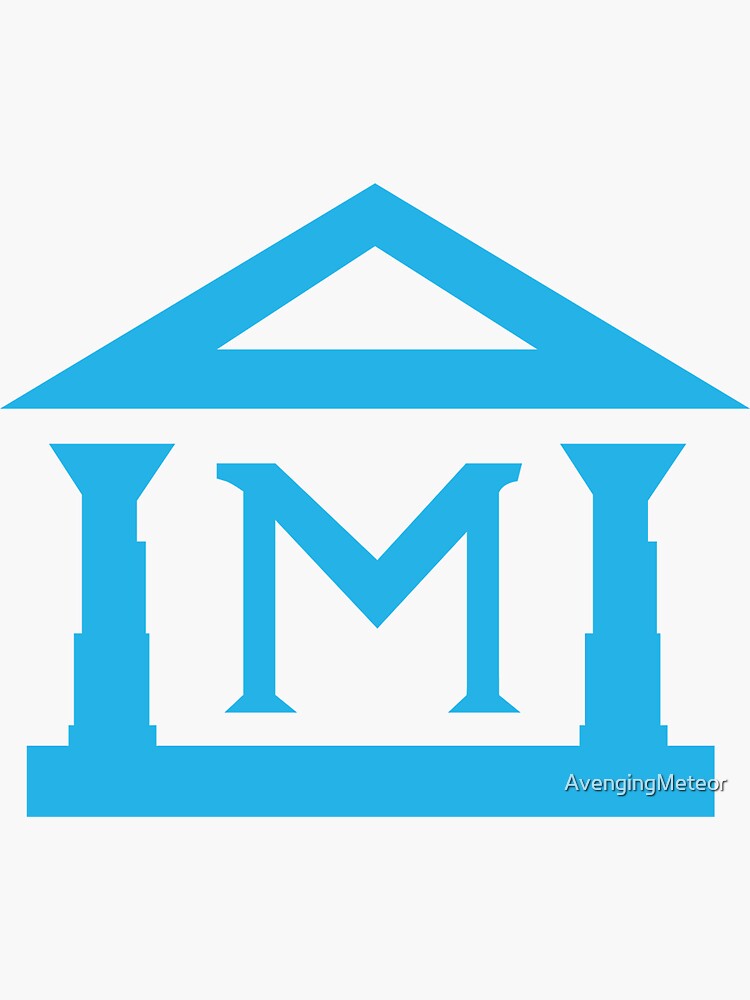 "Map Symbol – Museum" Sticker for Sale by AvengingMeteor | Redbubble