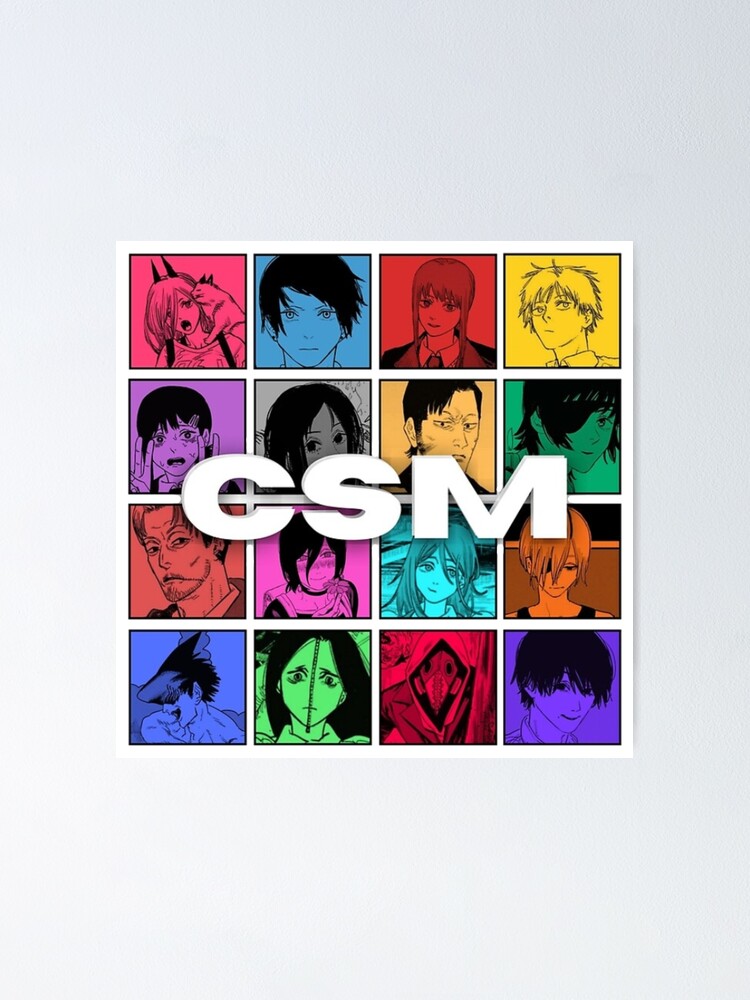 "CSM " Poster for Sale by Anime-Express | Redbubble