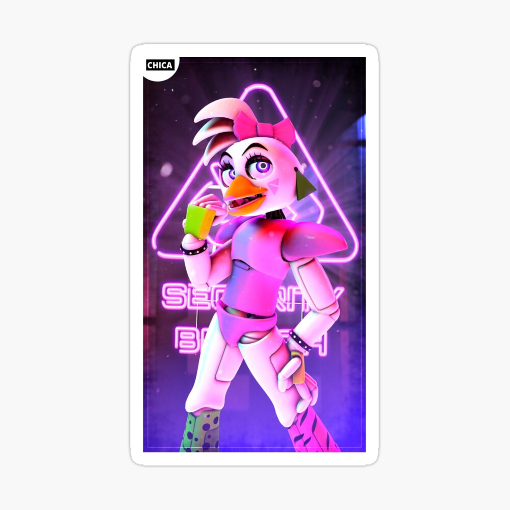 Glamrock Chica Security Breach Sticker Decals & Skins Electronics ...