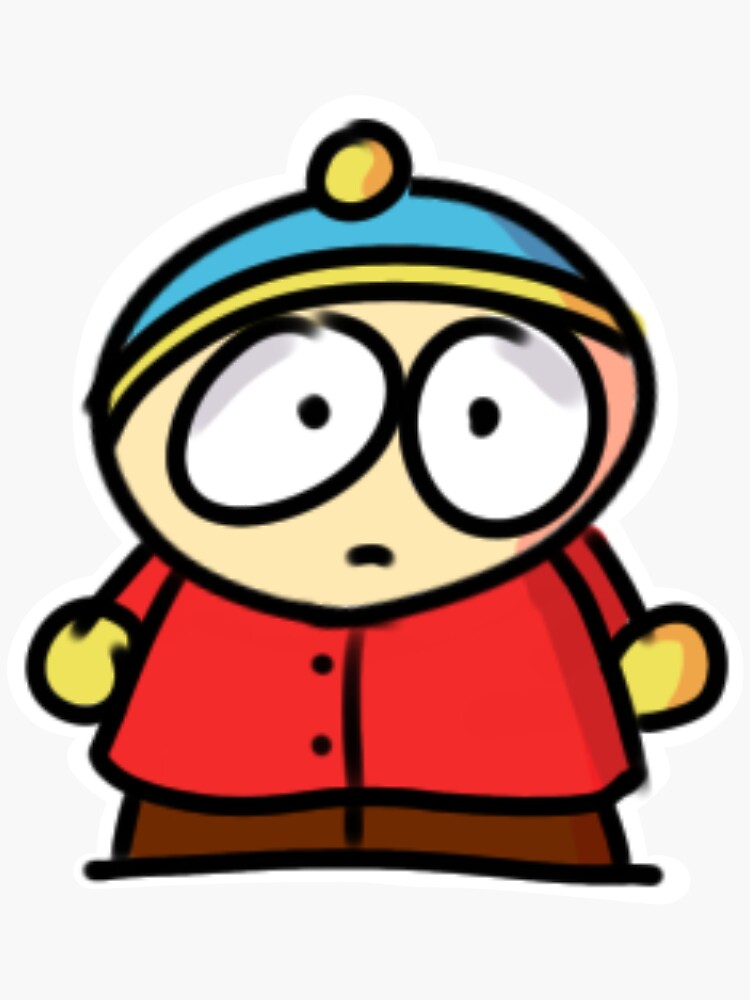 "South Park cartman sticker" Sticker for Sale by RileyIsntCoool | Redbubble