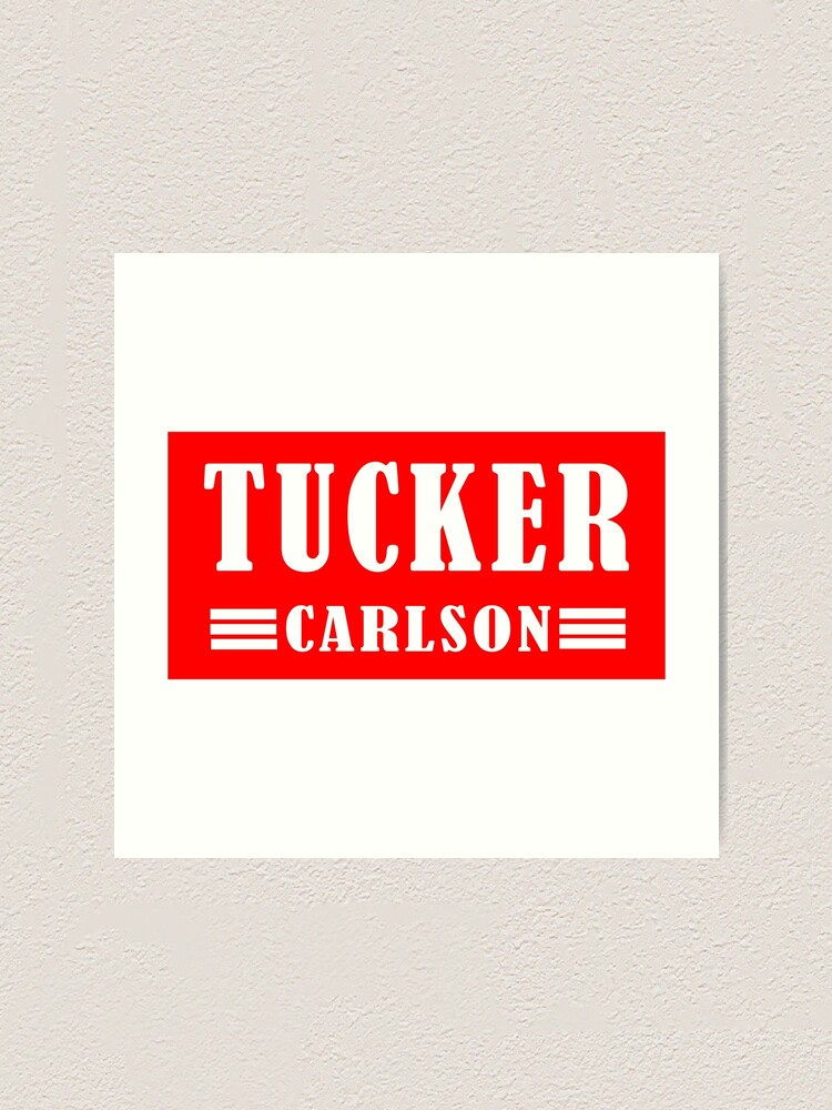 " Tucker Carlson logo" Art Print for Sale by Ruwans | Redbubble