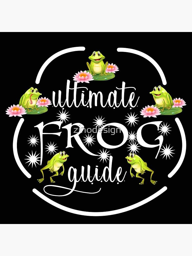 Póster «Guía de ranas definitiva, linda idea de regalo familiar para ...