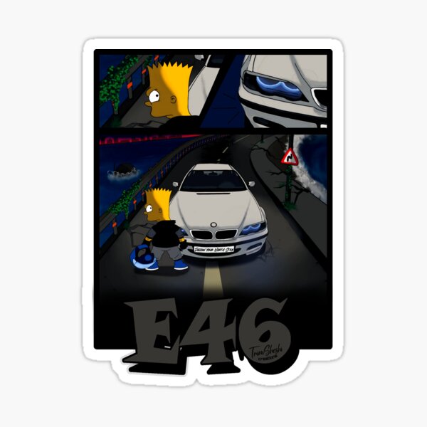 "46" Sticker for Sale by TrimSheshi | Redbubble