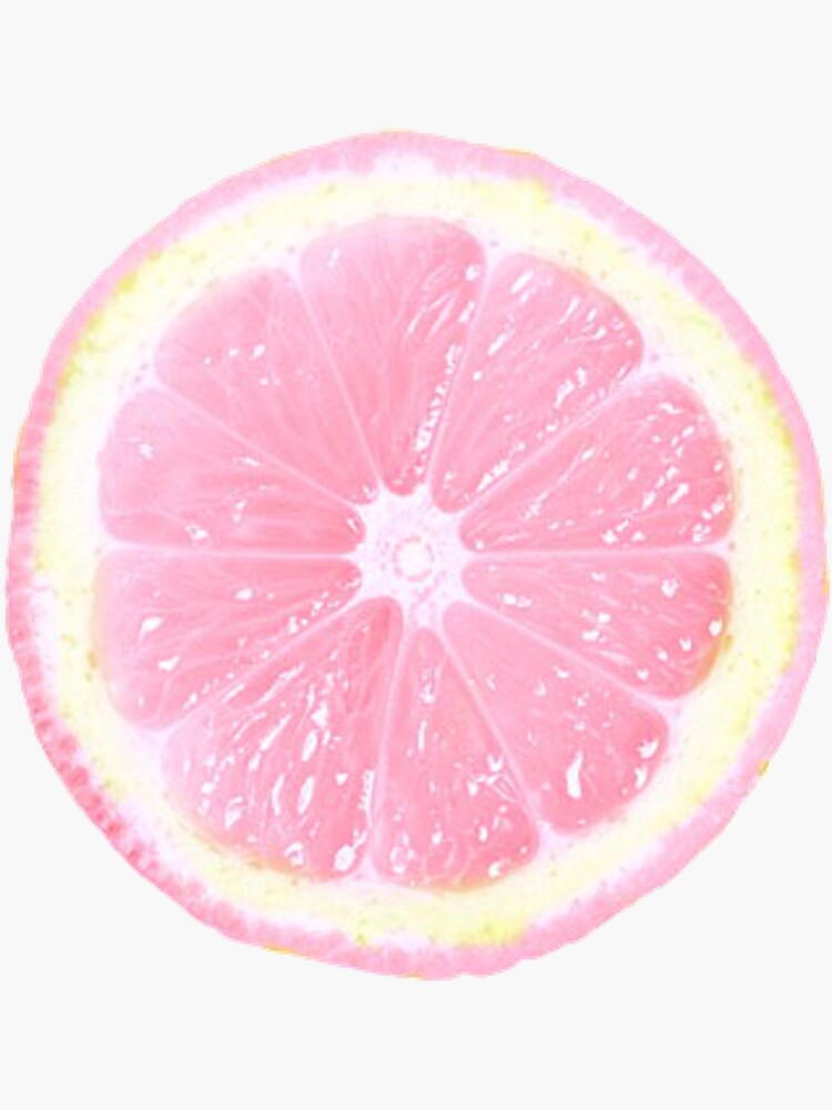 "Pink Lemon" Sticker for Sale by hayleycross | Redbubble