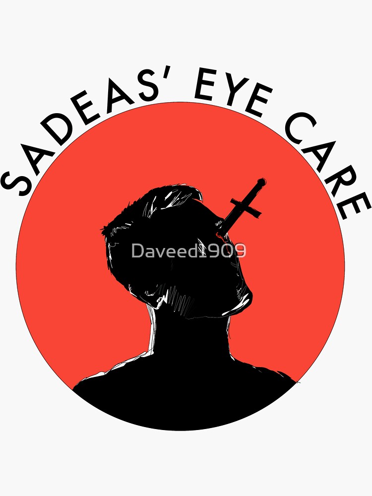 "Sadeas Eye Care" Sticker by Daveed1909 | Redbubble
