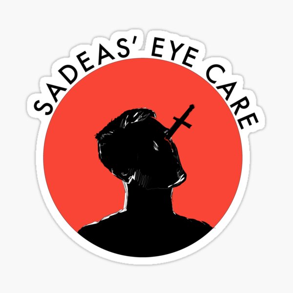 "Sadeas Eye Care" Sticker by Daveed1909 | Redbubble