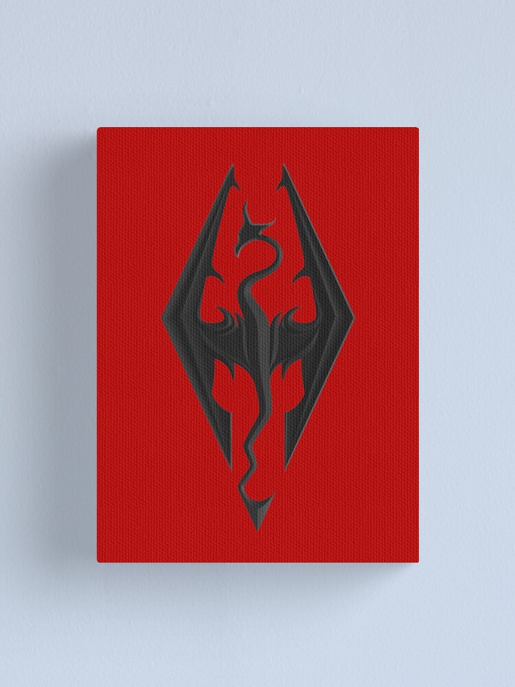 "Skyrim / Elder scrolls - Imperial faction logo" Canvas Print by ...