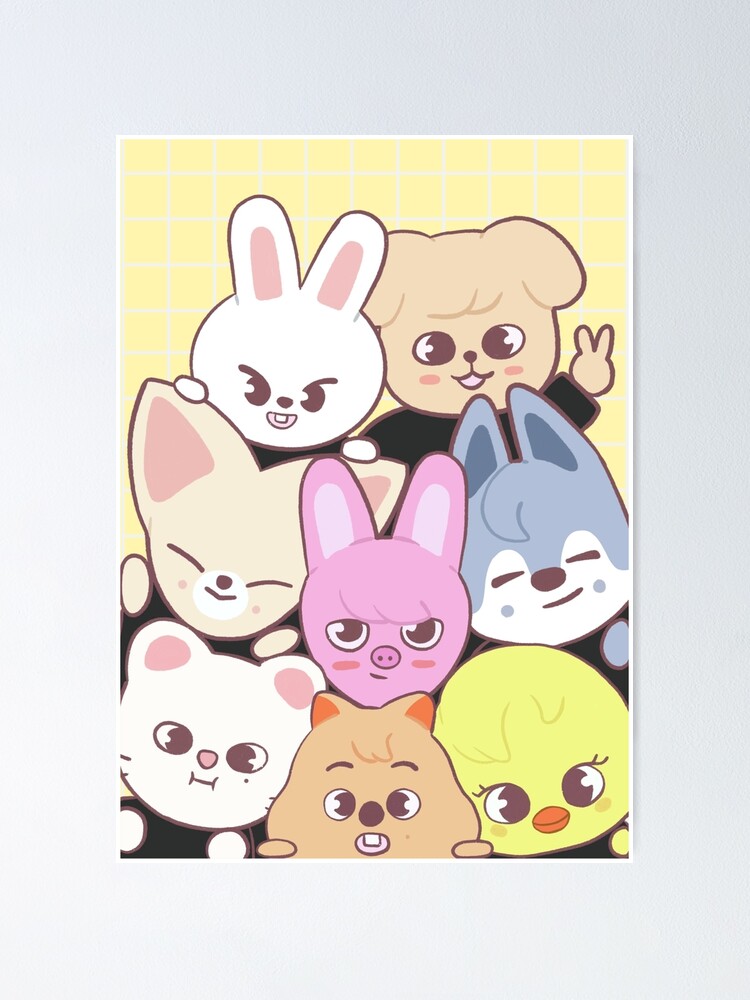 Póster «Stray kids - skzoo» de MomosDrawing | Redbubble