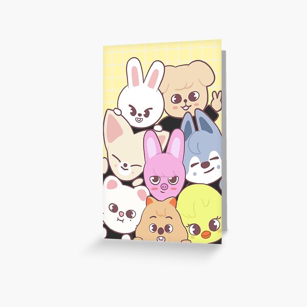"Stray kids - skzoo" Greeting Card by MomosDrawing | Redbubble