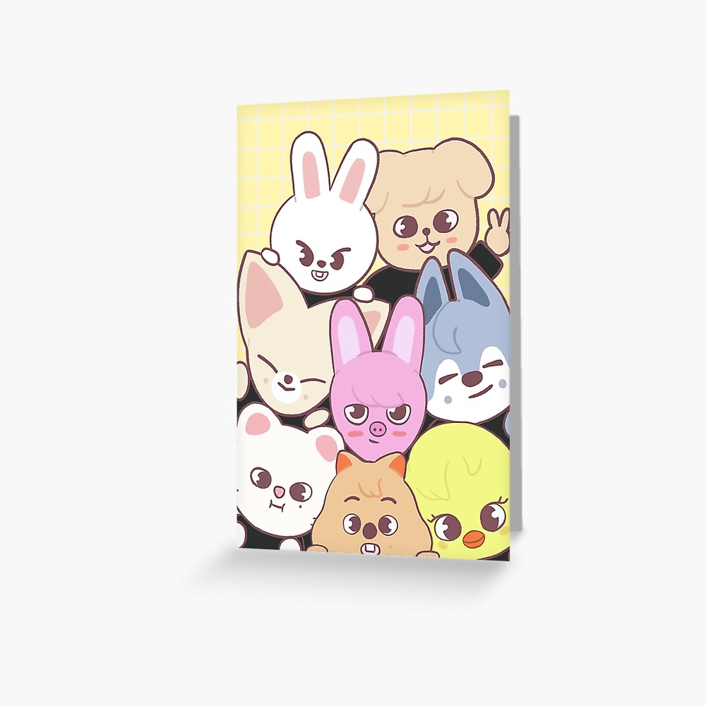 "Stray kids - skzoo" Greeting Card by MomosDrawing | Redbubble