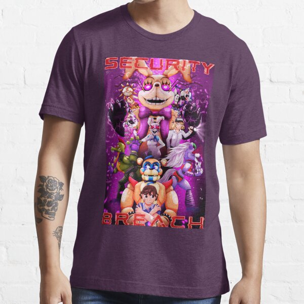 "Security Breach Poster" T-shirt for Sale by DragonessAnim | Redbubble ...