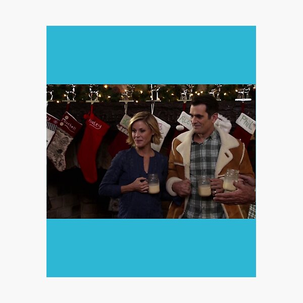 "Claire und Phil Dunphy Christmas von Modern Family" Fotodruck von ...