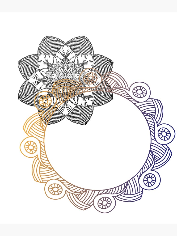 "elegant Mandala art" Poster for Sale by CHINMAY-GORE | Redbubble