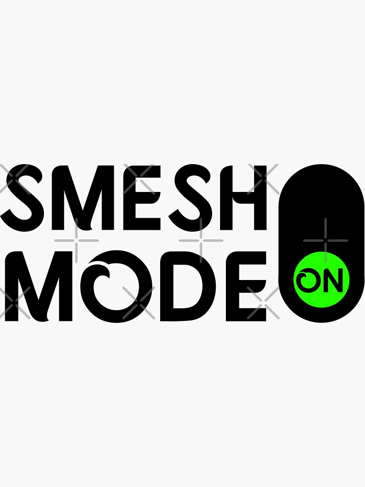 "Khabib Nurmagomedov Fan Art "SMESH MODE ON"" Sticker for Sale by ...