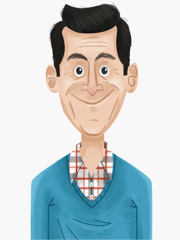 "Smile Phil Dunphy " Sticker for Sale by DillonMoen | Redbubble