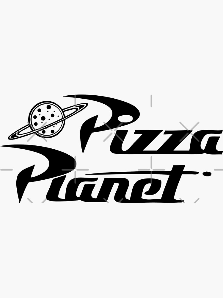 "Pizza Planet Logo" Sticker for Sale by dsight | Redbubble