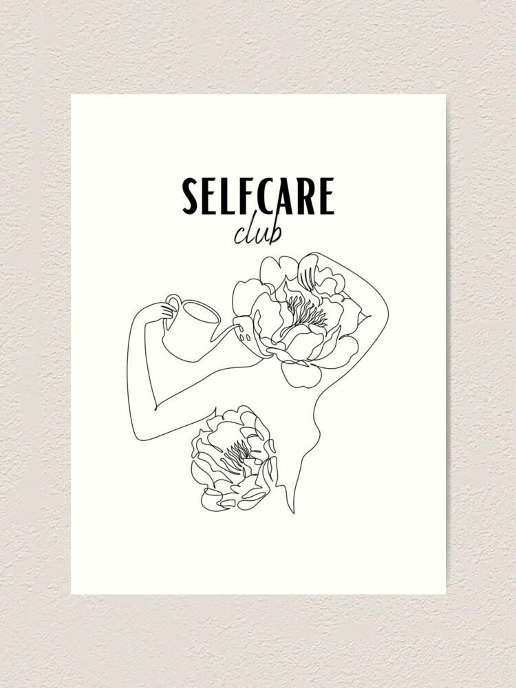 "Self-Care Club. Self-Love Club. Show Off Your Positive Mental Attitude ...