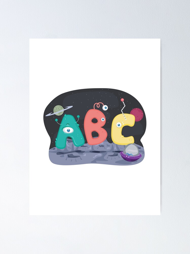 "Alphabet,galaxygreen posters, galaxy, new world, nature world ...